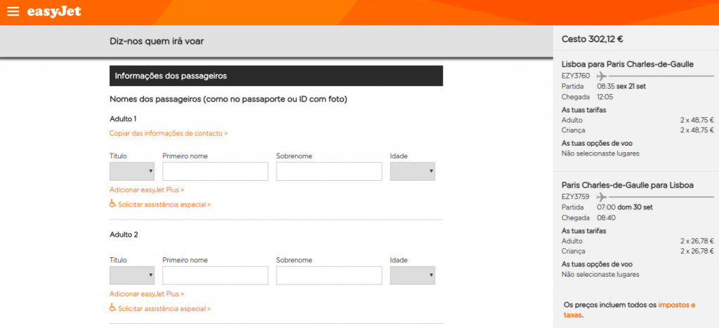 Nossa experiência em voar com a Easyjet - As Passeadeiras