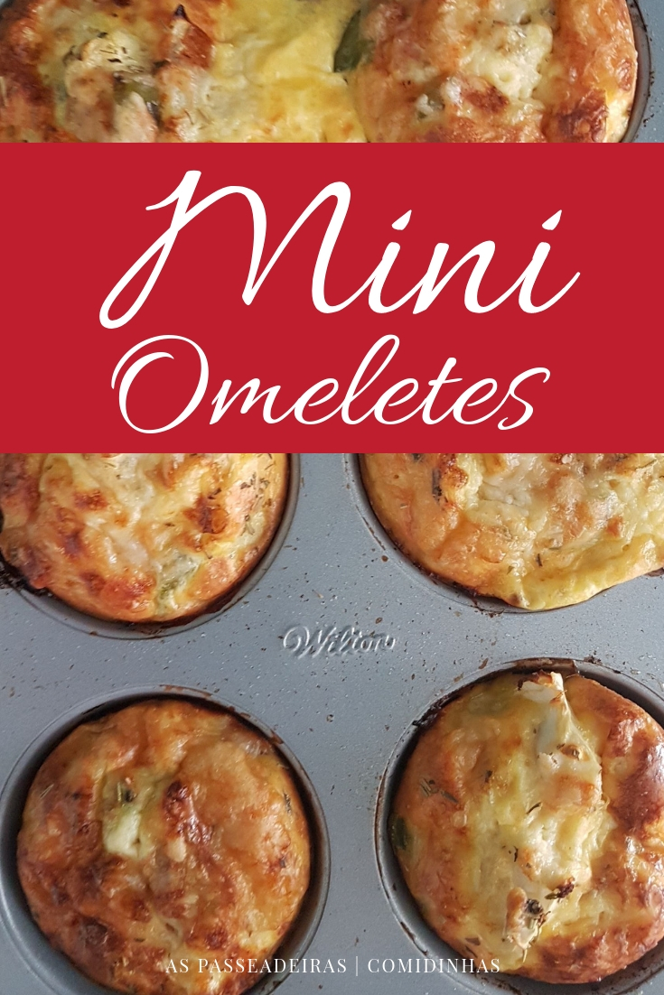 Mini omeletes fáceis de fazer - As Passeadeiras